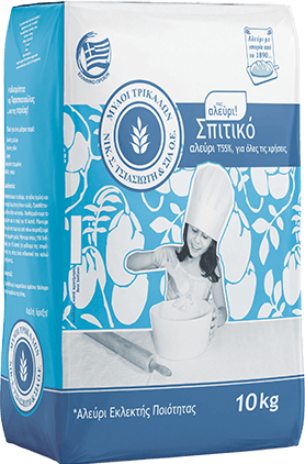 Αλεύρι Σπιτικό για όλες τις χρήσεις 10 kg – Μύλοι Τρικάλων